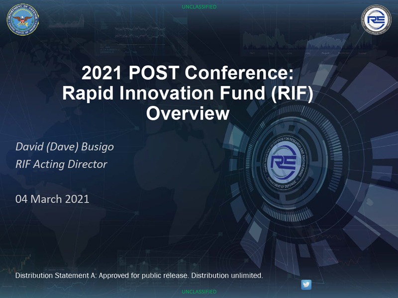 Rapid Innovation Fund – DEFENSE INNOVATION MARKETPLACE
